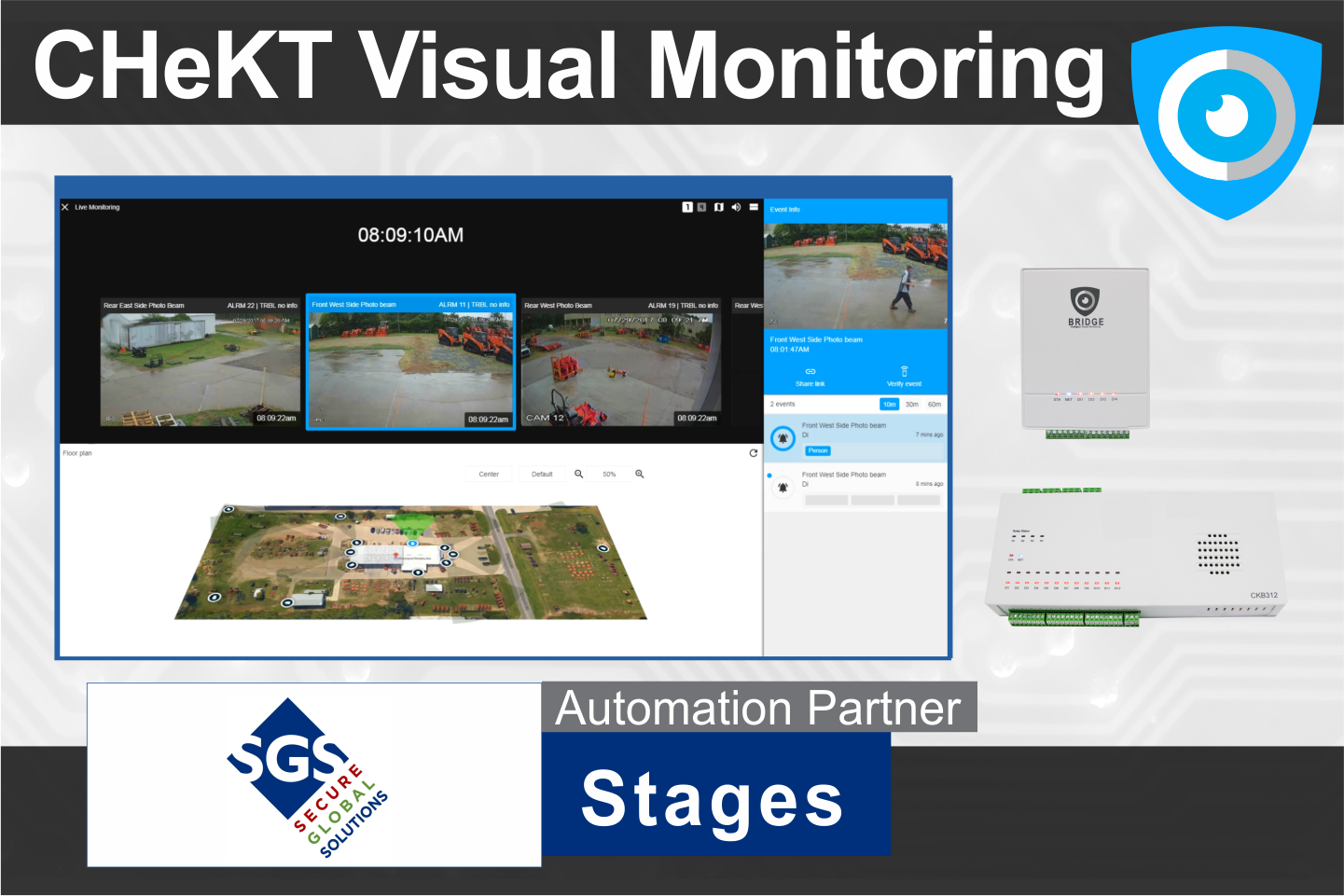 CHeKT Visual Security | Alarm Software Integration